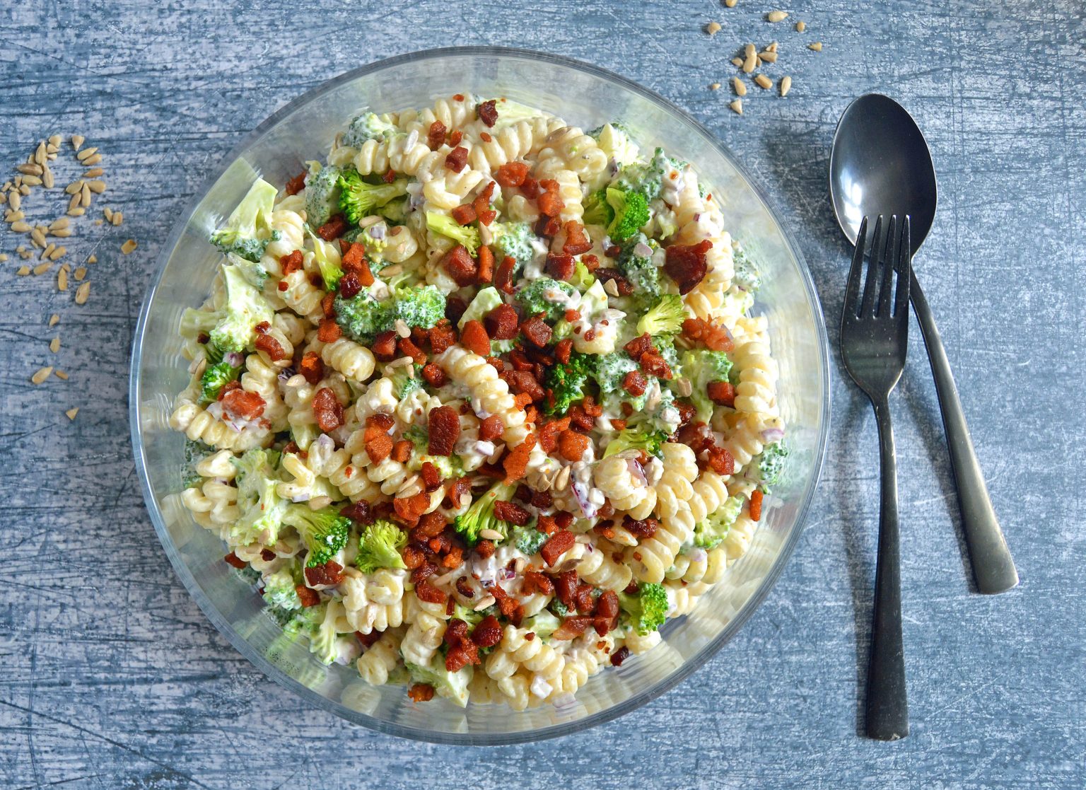 Broccoli pastasalat I Skøn opskrift på pastasalat I Madenimitliv.dk